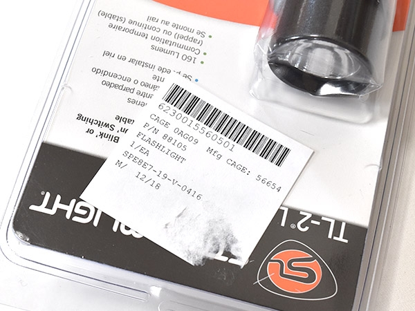 米軍実物 官給品 STREAMLIGHT TL-2 LED フラッシュライト ストリームライト 2018-2019年 | ミリタリー琉球