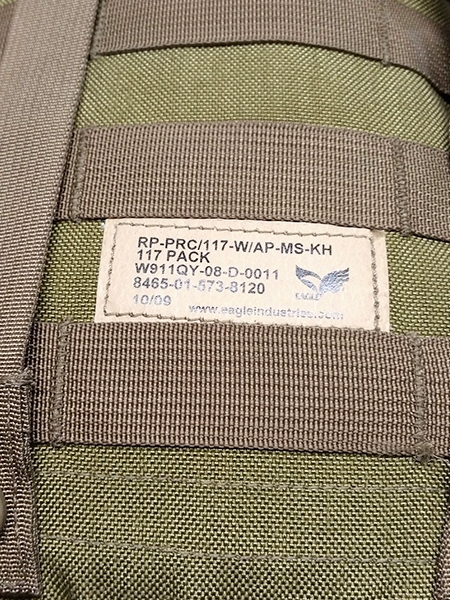 実物 EAGLE PRC-117 ラジオバッグ バックパック | ミリタリー琉球