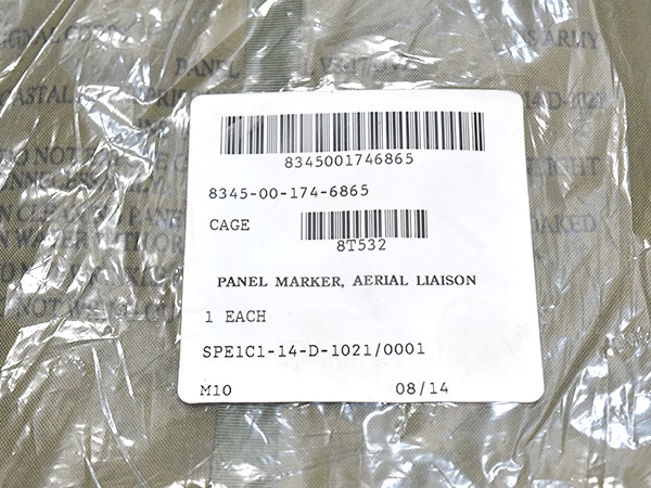 米軍実物 US Army VS17/GVX Panel Marker パネルマーカー NSN 8345-00-174-6865 | ミリタリー琉球